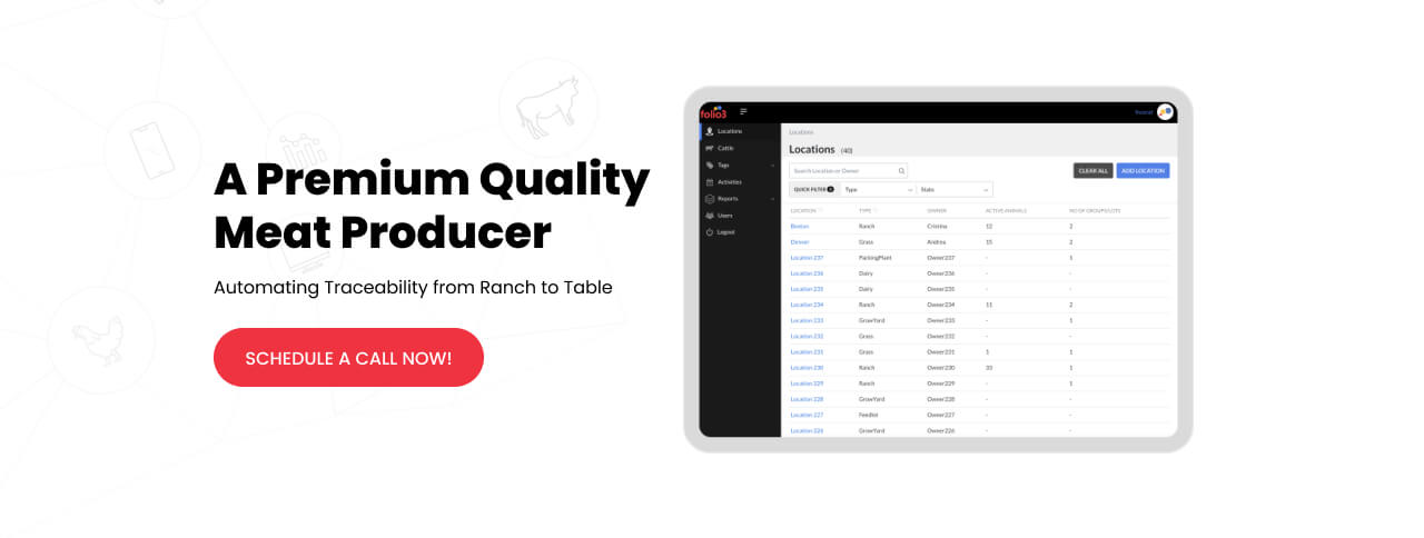 Folio3 AgTech Case Study | Automating Traceability from Ranch to Table