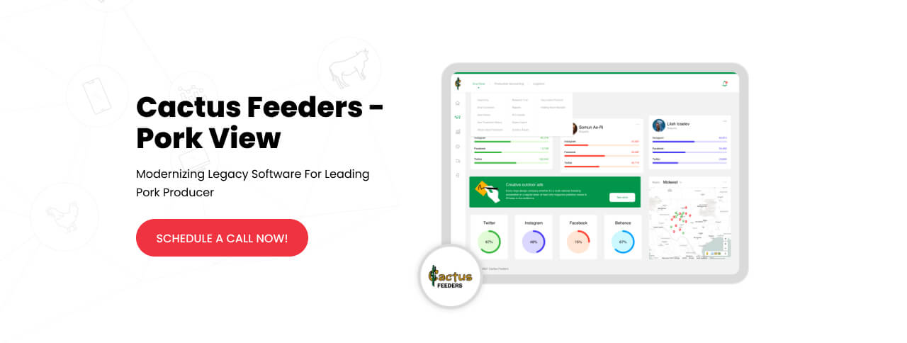 Folio3 AgTech Case Study | Modernizing Legacy Software for Cactus Feeders