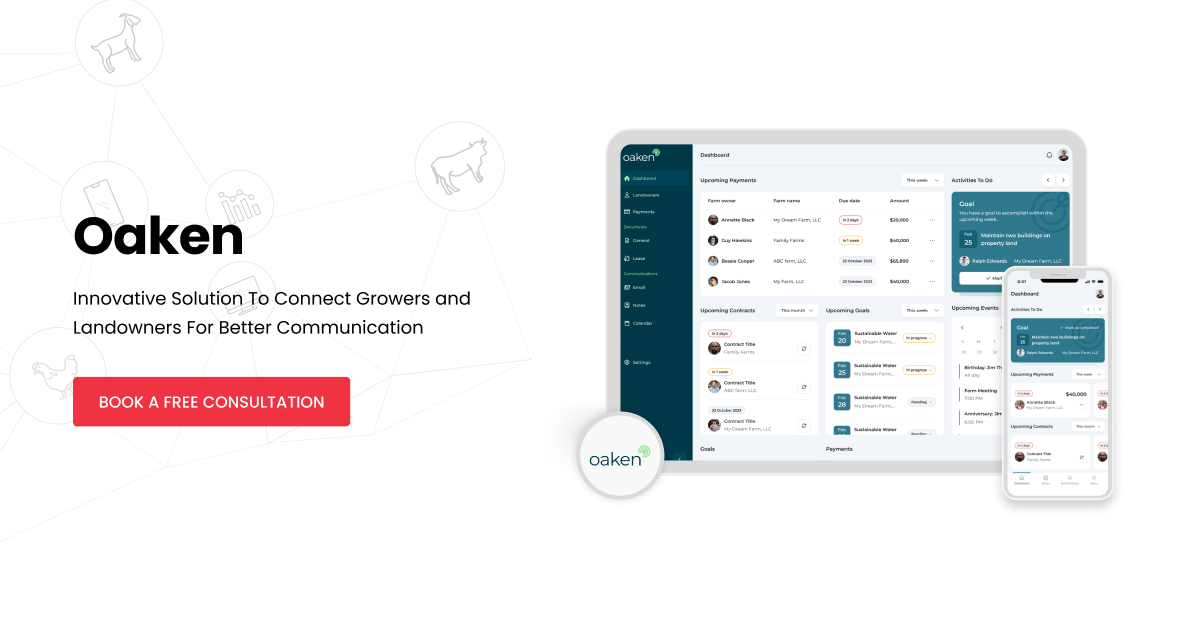 Oaken Case Study: Grower-Landowner Platform | Folio3 AgTech